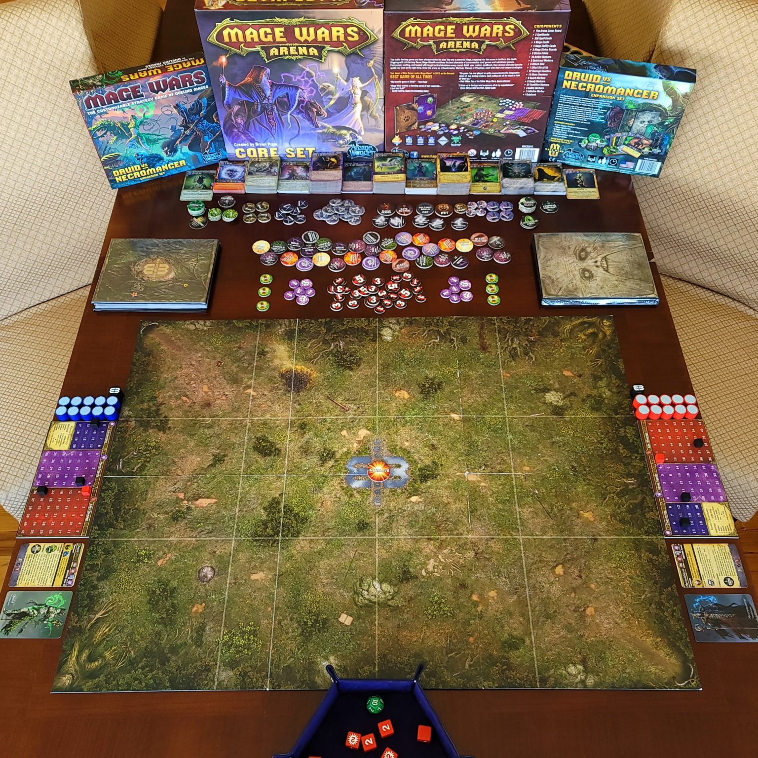 Game Night: Mage Wars – Druid vs. Necromancer – WIZARD TAG