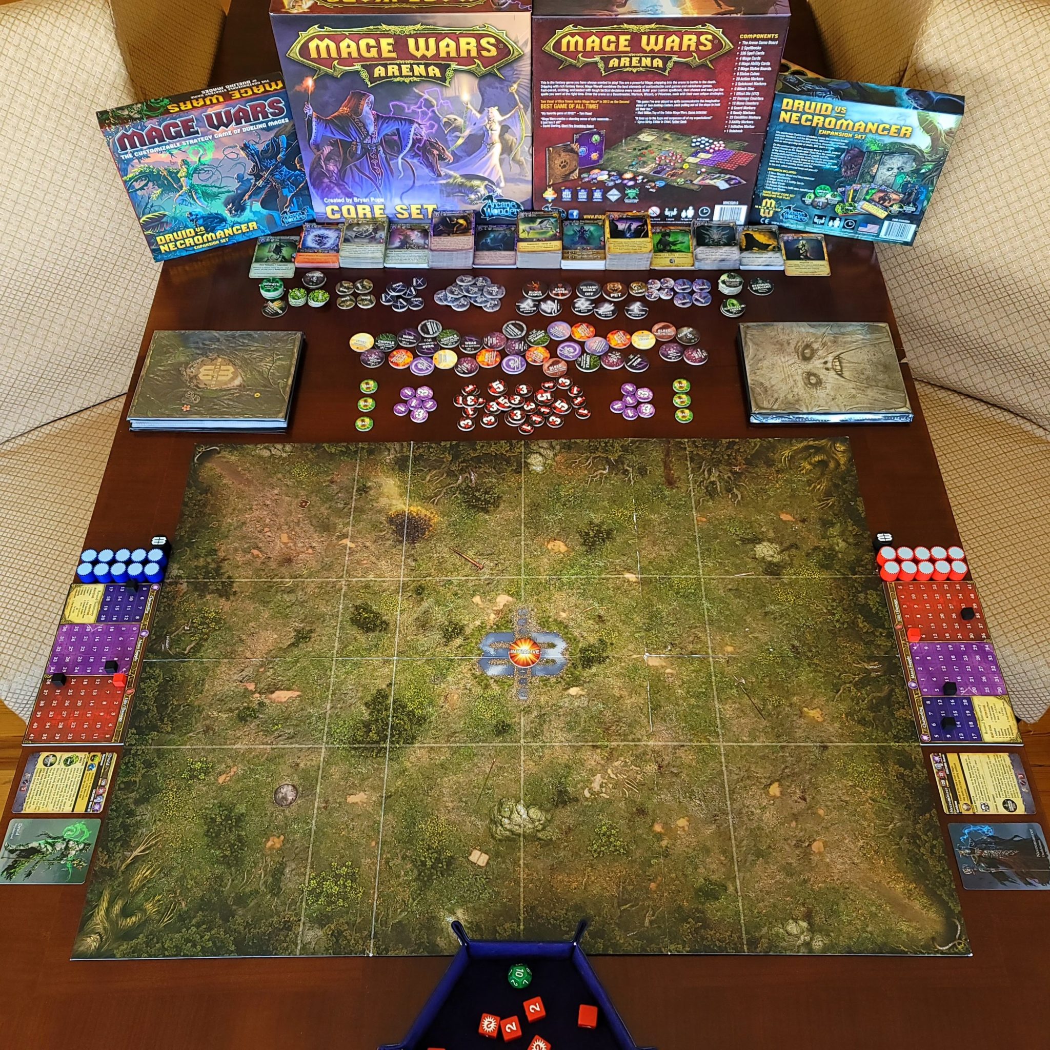 Game Night: Mage Wars – Druid vs. Necromancer – WIZARD TAG