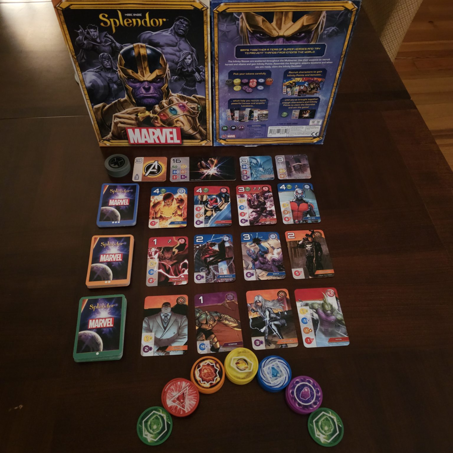 Game Review: Splendor – Marvel Edition – WIZARD TAG